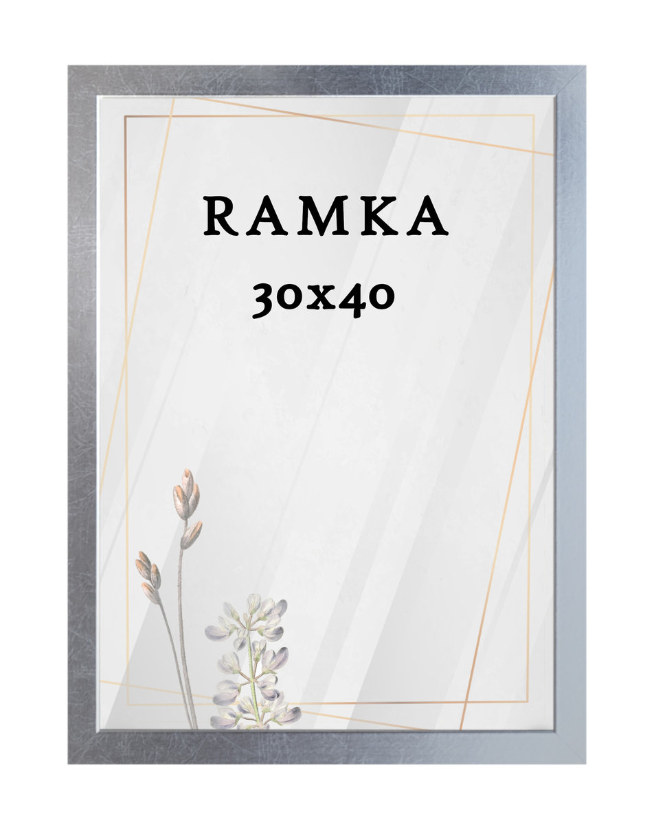 Ramka DAISY SREBRNA30X40 - FOTKOM | Sklep EMPIK.COM