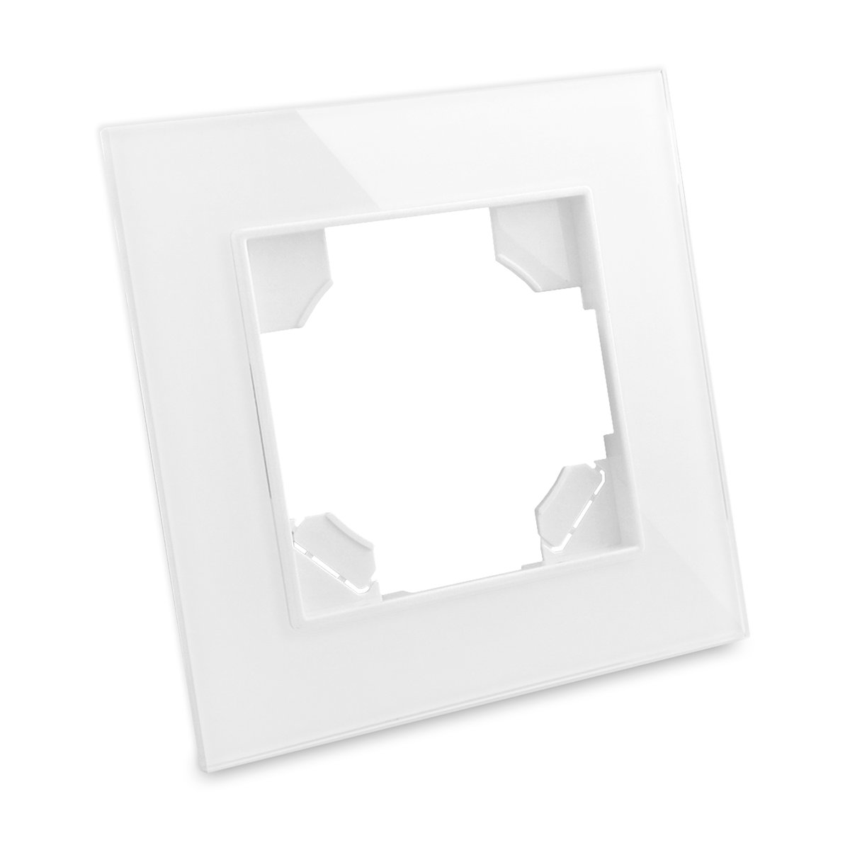 RAMKA DO GNIAZDKO SZKLANE GNIAZDO BIAŁA - PREMIUM - APPIO | Sklep EMPIK.COM