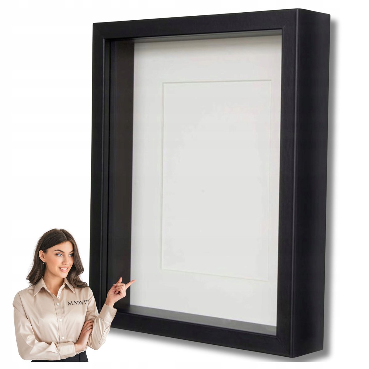 Ramka Głęboka Box 3D 35X45 Cm Do Rękodzięła Mchu Na Zdjęcia Kolor ...