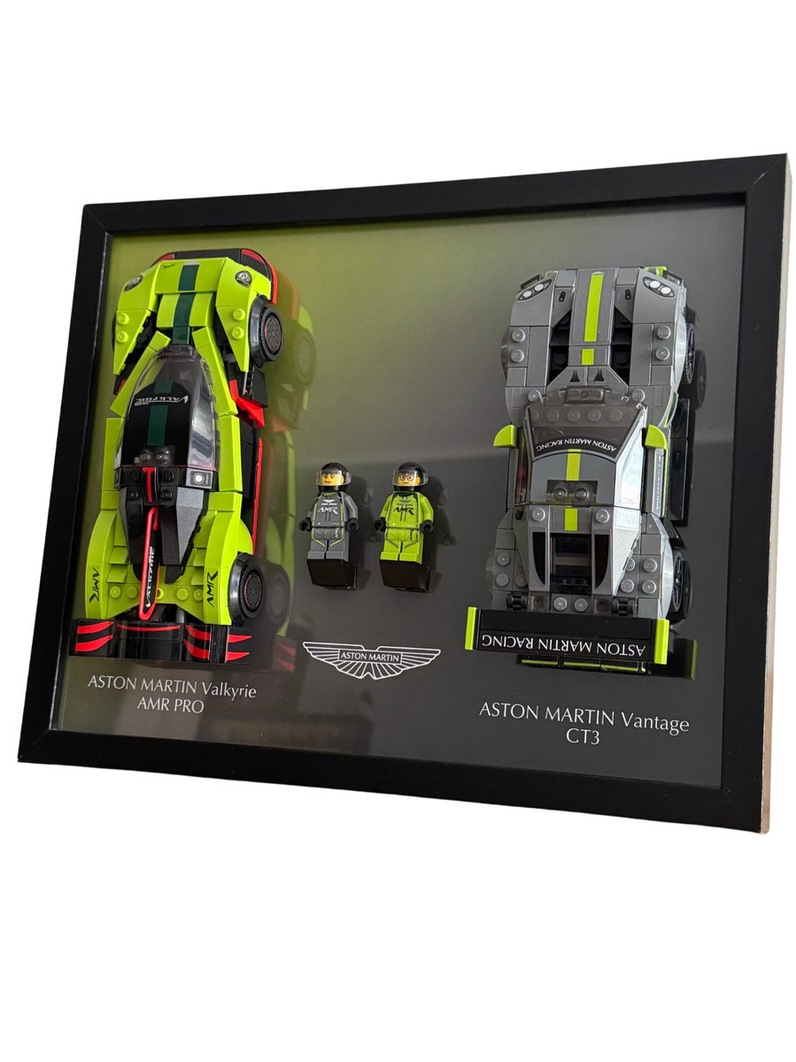 Ramka LEGO Speed Champions Aston Martin Valkyrie & Aston Mar Vantage ...
