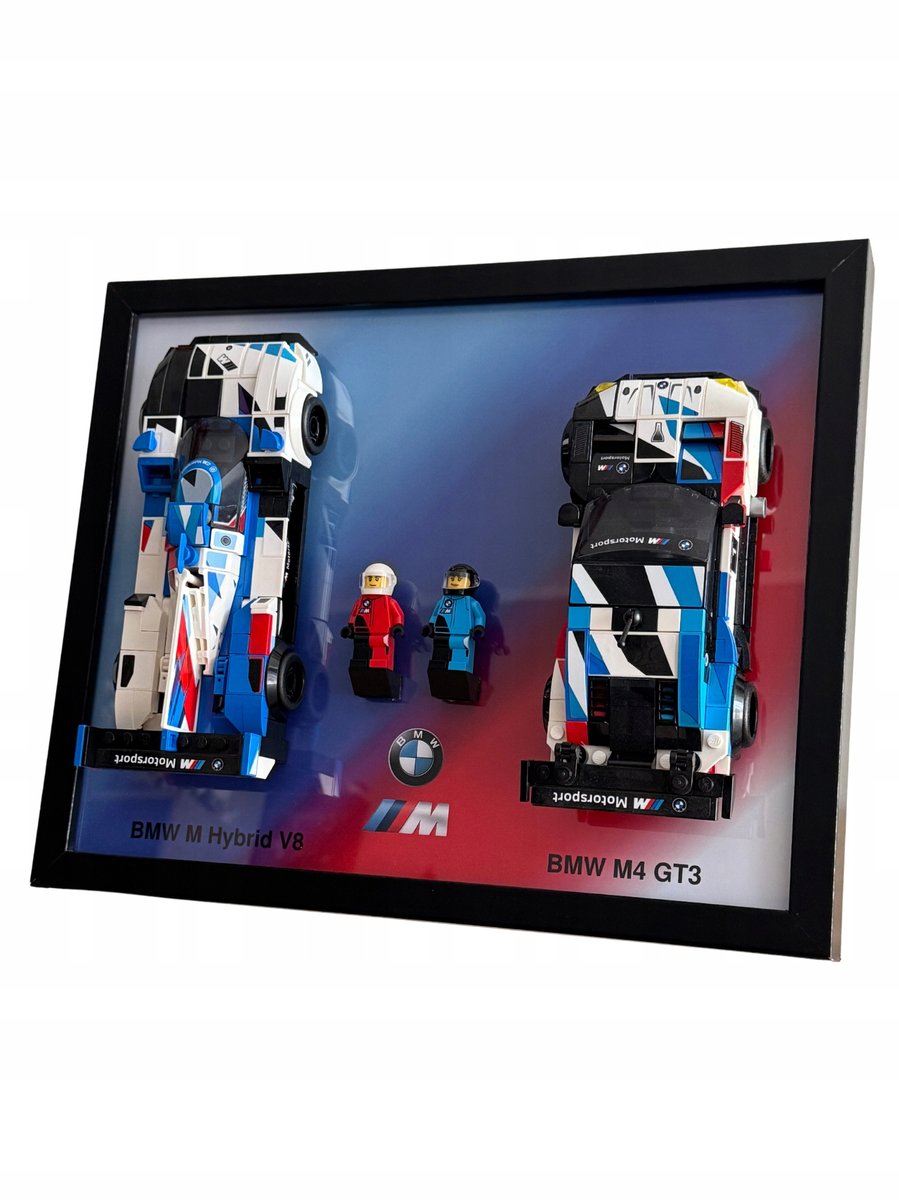 Ramka LEGO Speed Champions BMW M4 GT3 & BMW M Hybrid V8 76922 - BBF ...
