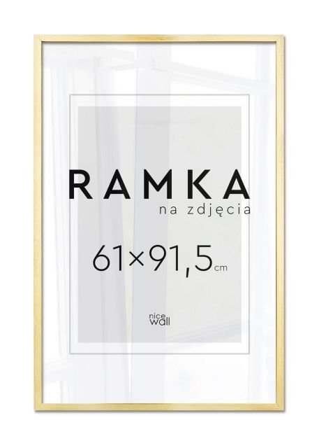 Ramka na zdjęcia 61x91,5 cm Złota ramki na ścianę na zdjecia rysunki 91 ...