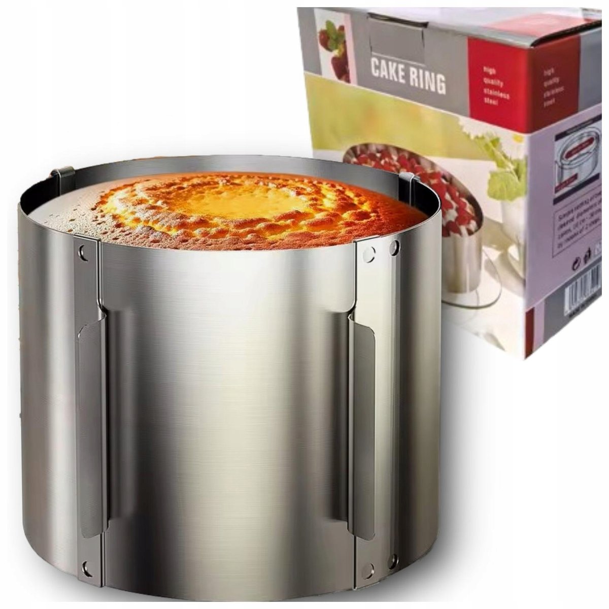 RANT DO TORTU 12cm REGULOWANY 16-30cm - TORTOWNICA FORMA OBRĘCZ DO ...