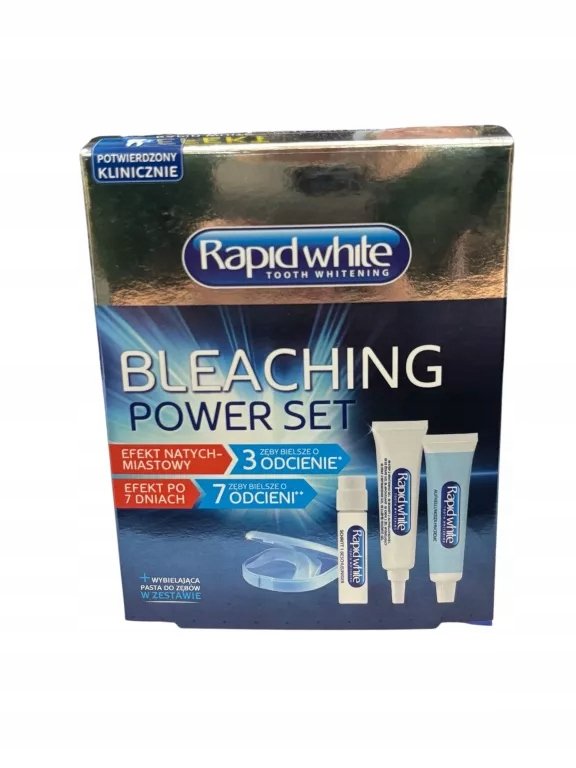 RAPID WHITE BLEACHING POWER SET SKUTECZNY SYSTEM WYBIELAJĄCY | Sklep ...