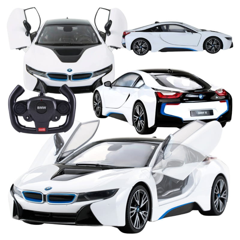 Rastar Bmw I8 Pojazd Zdalnie Sterowany RC Samochód Auto 1:14 Drzwi ...