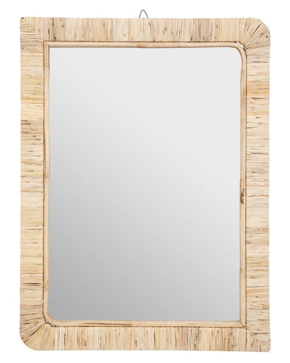 Rattanowe lustro ścienne Melany 45x60 cm - Atmosphera | Sklep EMPIK.COM