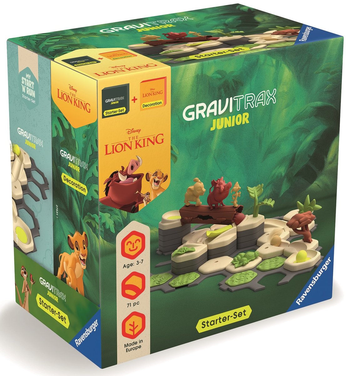 Ravensburger GraviTrax Junior Bundle Zestaw startowy Start+Disney Król ...