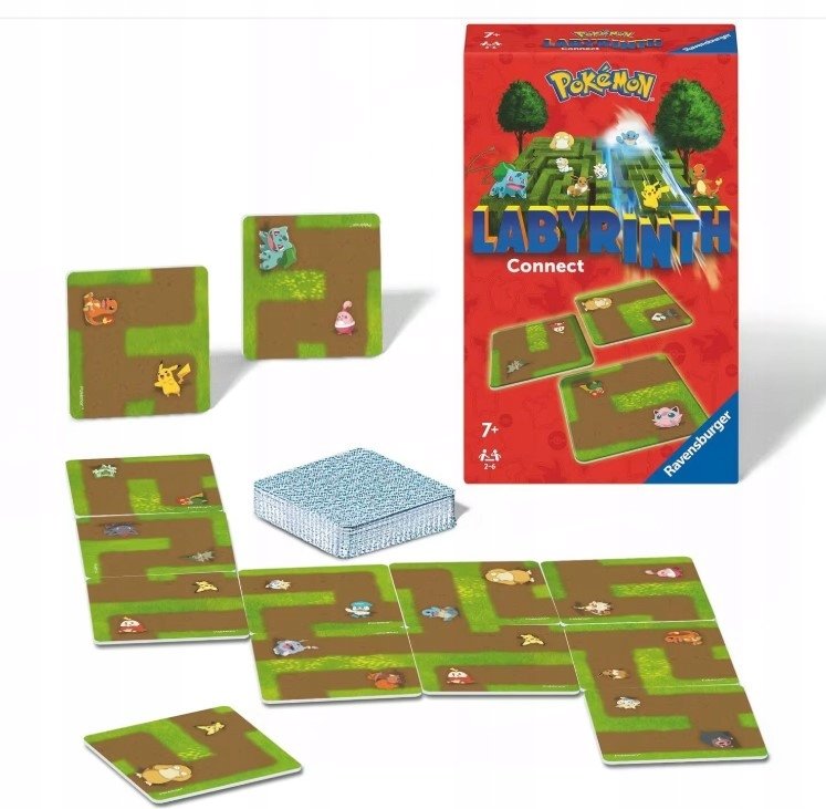 Ravensburger Labyrinth Pokemon Gra planszowa Podróżna wersja - Inna ...