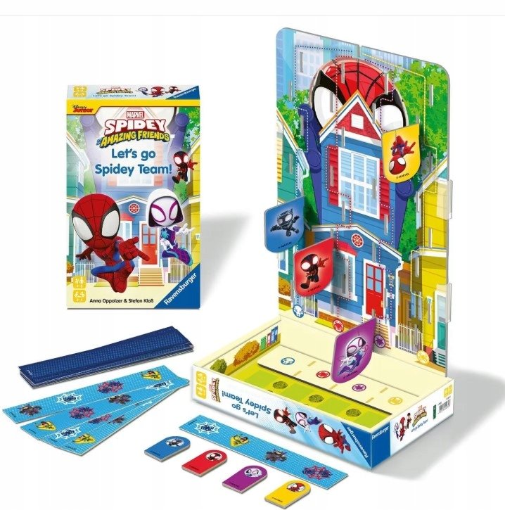Ravensburger Marvel Spidey Amazing Friends Gra planszowa Podróżna ...