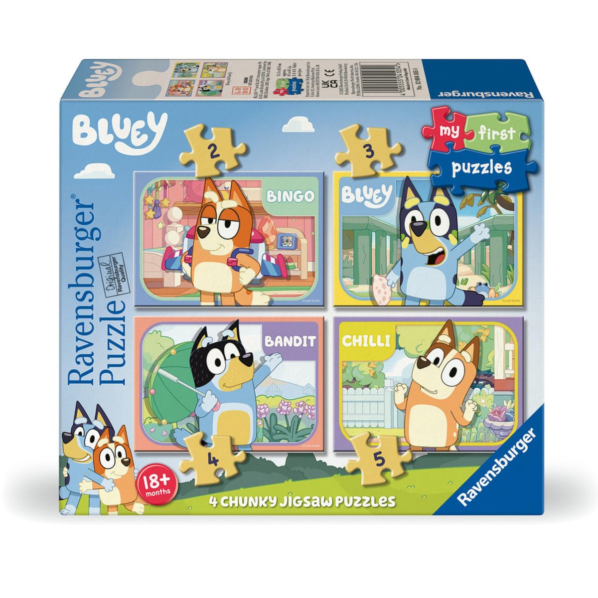 Ravensburger - Moja pierwsza układanka Bluey | Puzzle 1 rok z 4 ...