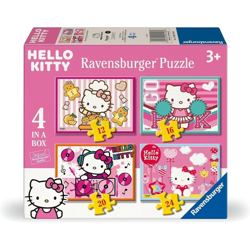 Ravensburger - Puzzel Hello Kitty 12-16-20-24 elementy - oficjalny ...