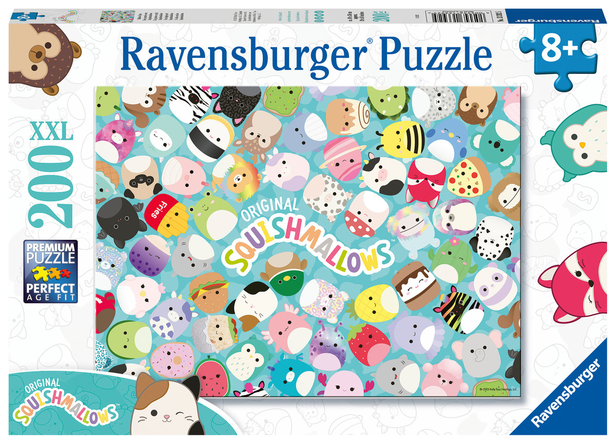 Ravensburger, puzzle 2D, XXL, Squishmallows, 200 el. - Ravensburger ...