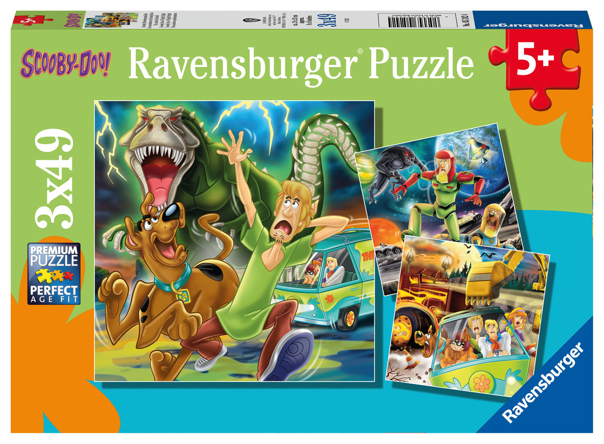Ravensburger, puzzle, Scooby Doo, 3x49 el. - Ravensburger | Sklep EMPIK.COM