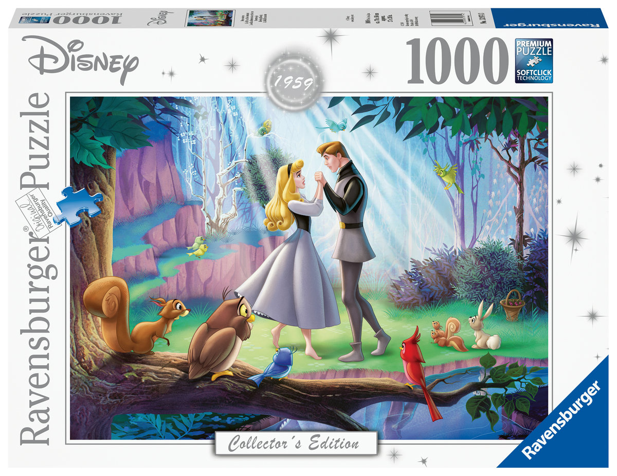 Ravensburger, puzzle, Walt Disney Śpiąca Królewna, 1000 el ...