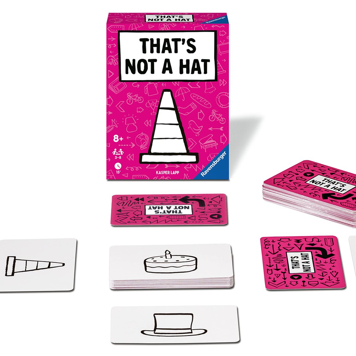 Ravensburger - That's Not a Hat!, gra planszowa, gra karciana dla całej ...
