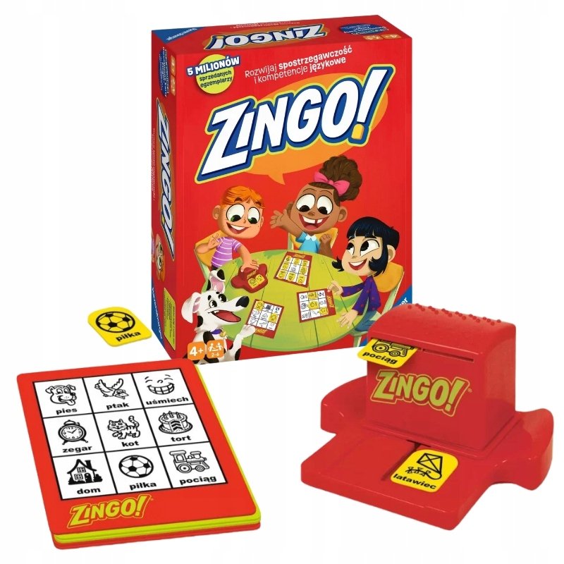 RAVENSBURGER THINKFUN ZINGO! NOWA EDYCJA POLSKA GRA LOGICZNA BINGO 4+ - Ravensburger | Sklep ...
