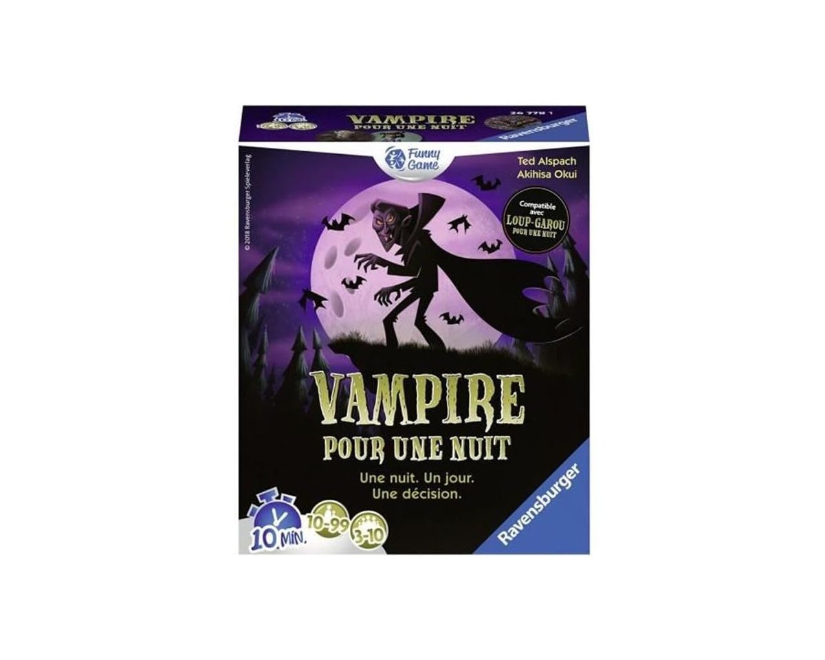 Ravensburger - Vampire for a Night - Gra planszowa Wilkołak - Gra ...