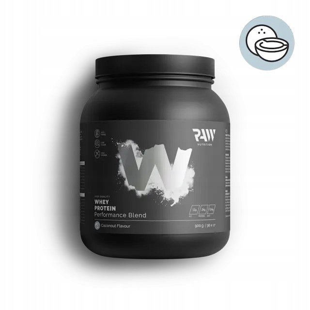 Raw Nutrition Whey Protein Wpc 80 900G Białko Odżywka Białkowa - Kokos - Inna marka | Sport ...