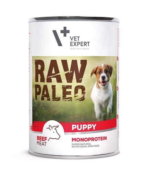 RAW PALEO PUPPY Z WOŁOWINĄ 800g DLA PSA - RAW PALEO | Sklep EMPIK.COM