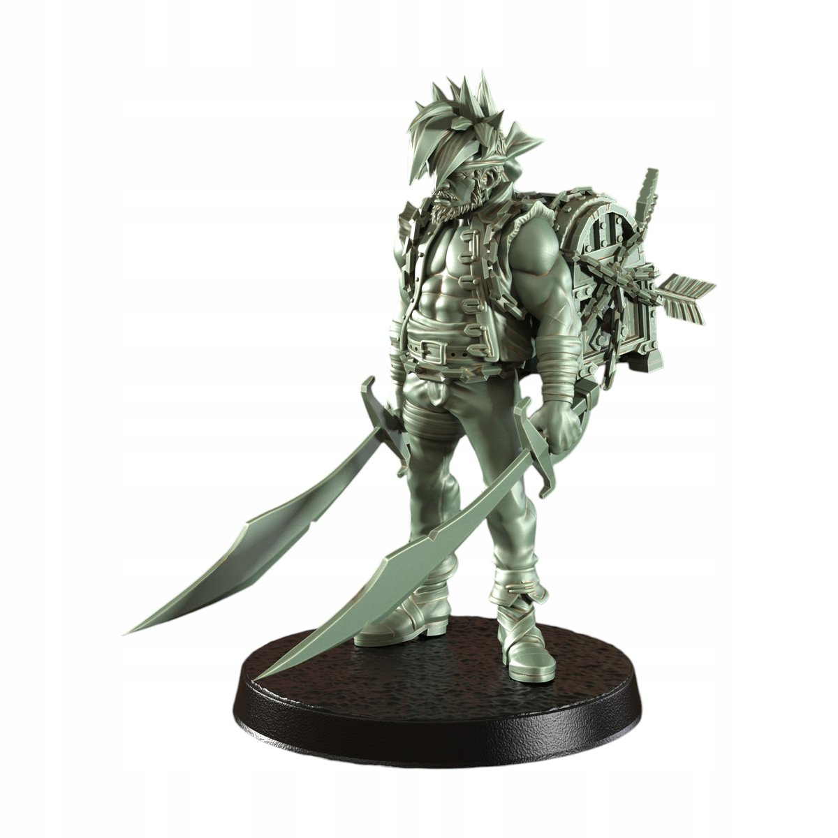 Ray Deep Water Swordsman figurka + podstawka do DND D&D 3D druk 12k RPG ...