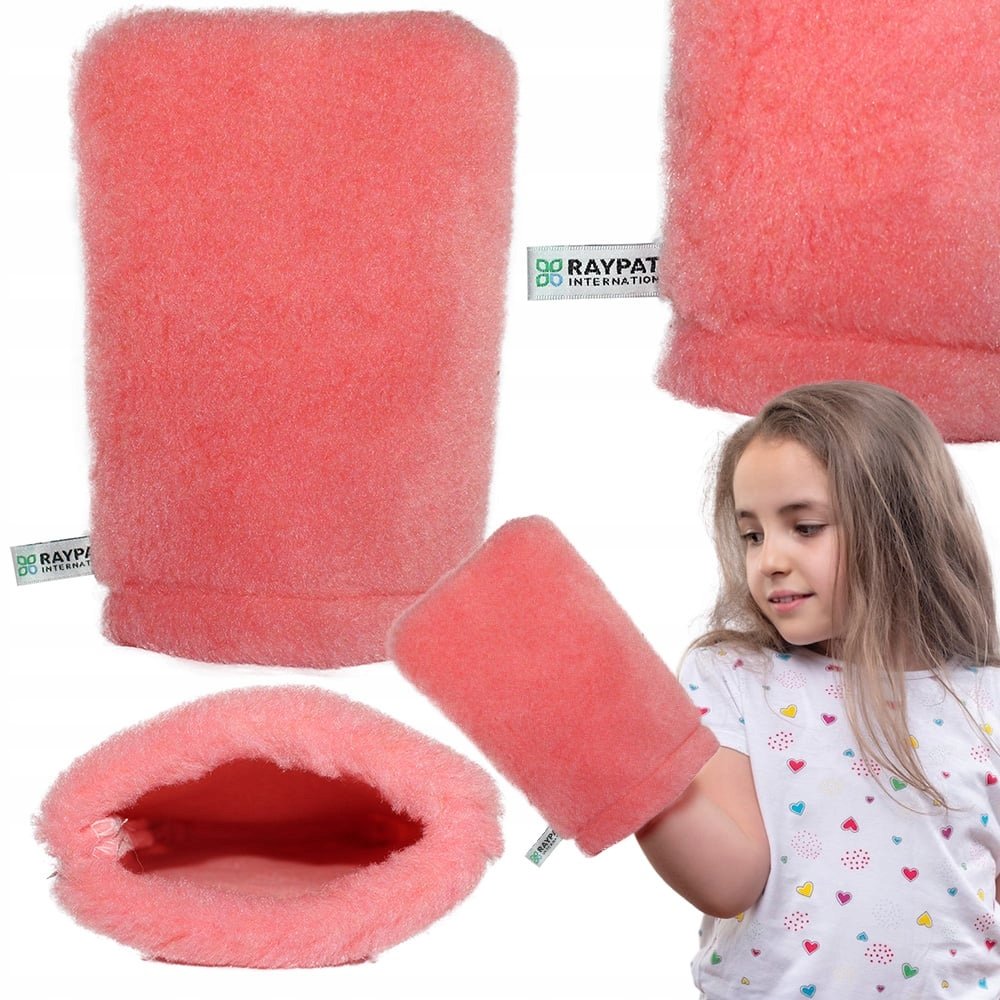 Raypath Rękawica czyszcząca Różowa roz S 12 x 16cm na sucho do Kurzu ...