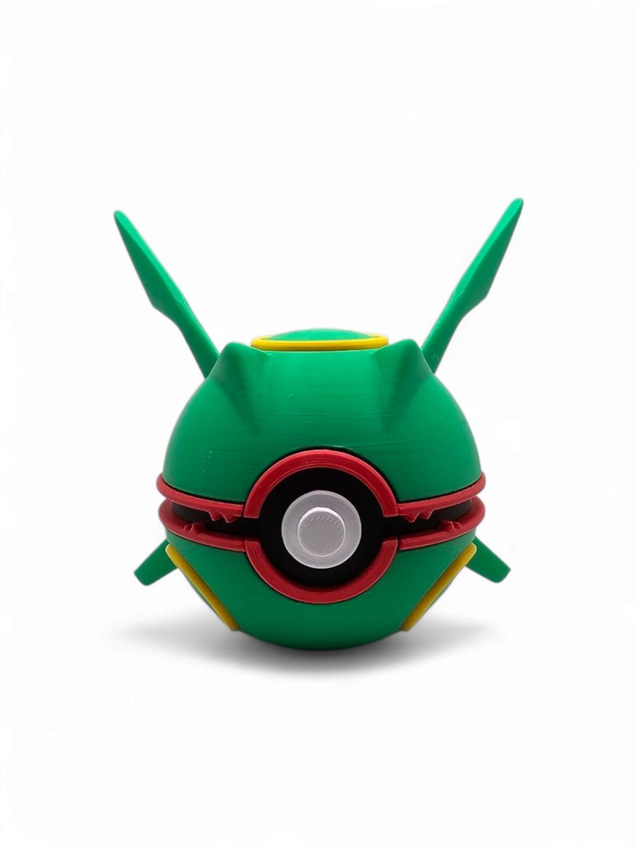 Rayquaza Ball – Figurka Pokémon - Kolekcjonerska Pokeball - MoranQ ...