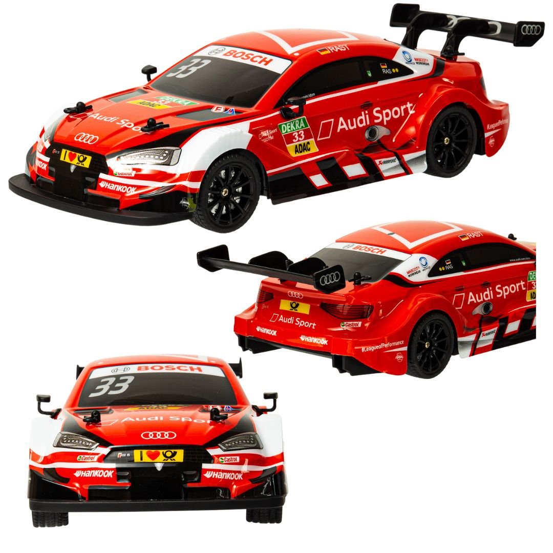 RC Audi RS5 DTM 1:16 czerwony – zdalnie sterowany samochód ...