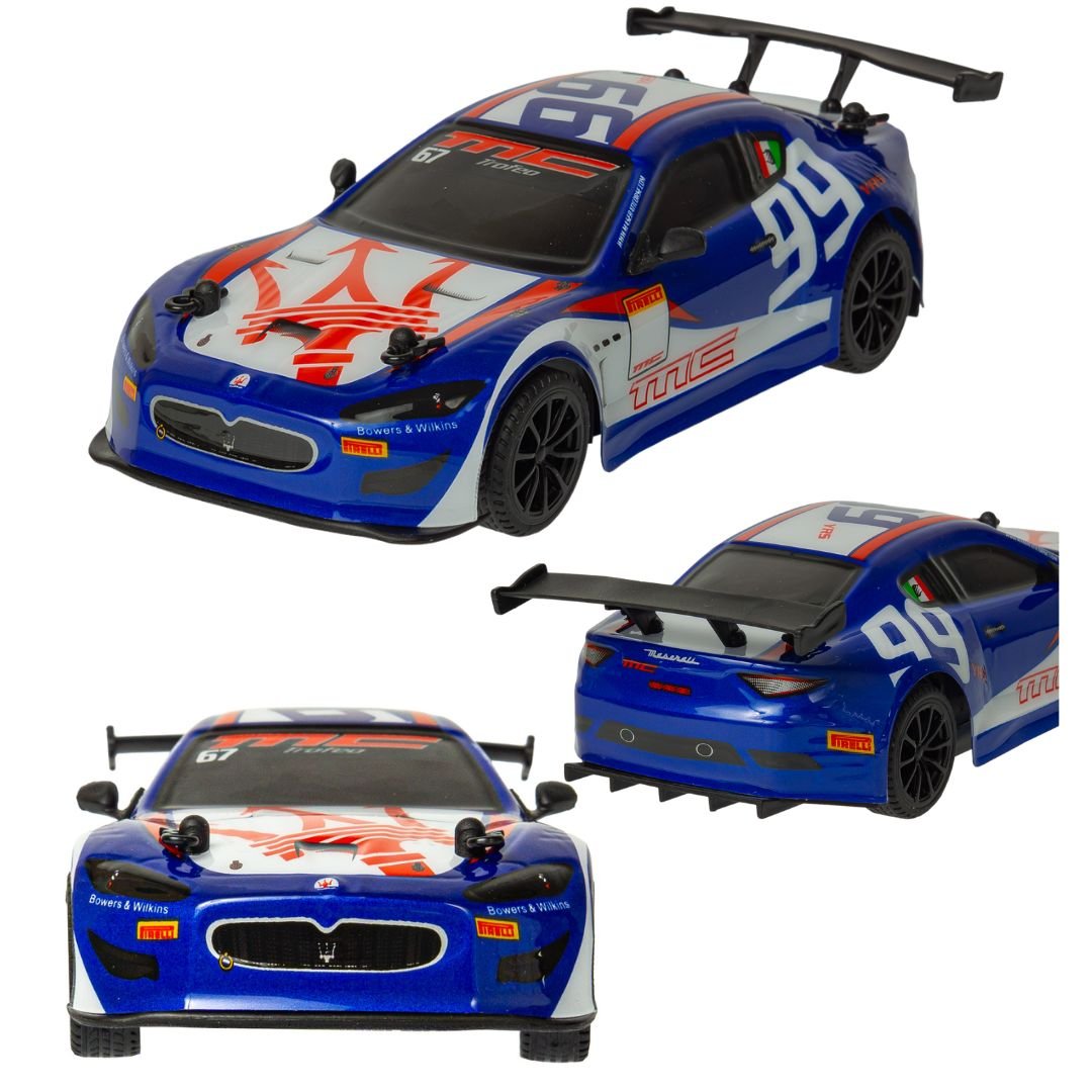 RC Maserati Granturismo 1:12 niebieski – zdalnie sterowany z ...