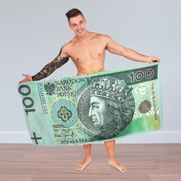 Rcznik Kpielowy Hajs 100 mikrofibra Prezent DLA CHŁOPAKA FACETA - Inna ...