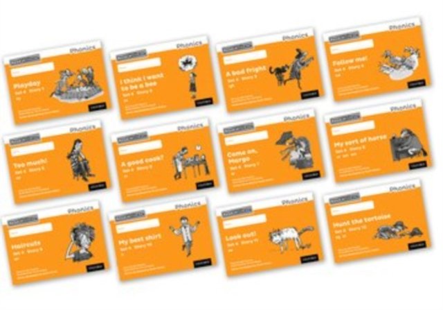 Read Write Inc. Phonics: Black and White Orange Set 4 Storybooks Mixed ...