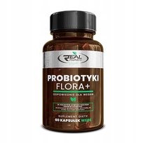 Real Pharm PROBIOTYKI Flora+ 60kaps Równowaga mikroflory jelit ...