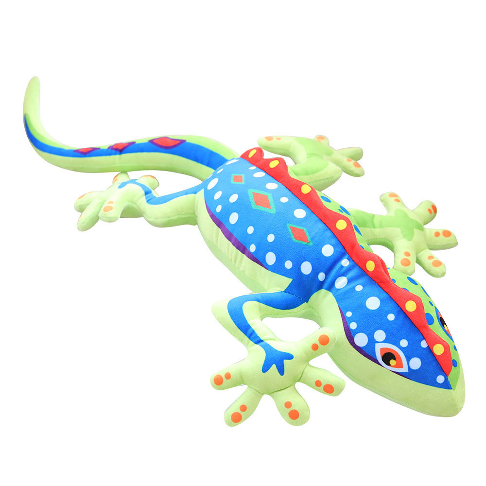 Realistic Lizard Plush Animal, Soft Spotted Lizard Plush Toy, Colorful ...