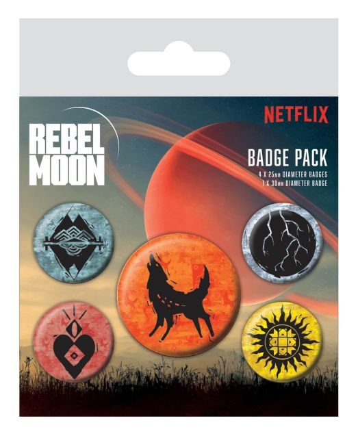 Rebel Moon Character Icons - przypinki - Inna marka | Moda Sklep EMPIK.COM