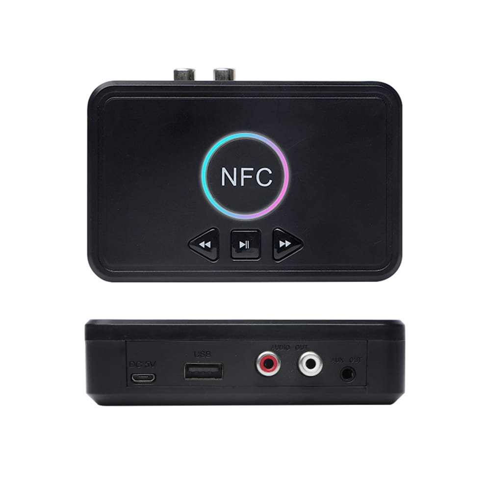 Receiver Adapter Audio NFC Bluetooth 5.0 Odbiornik D10 - Inna marka ...