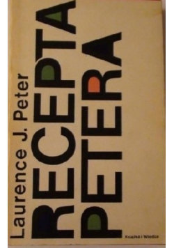 Recepta Petera Jak być twórczym pewnym siebie i kompetentnym - Książka ...