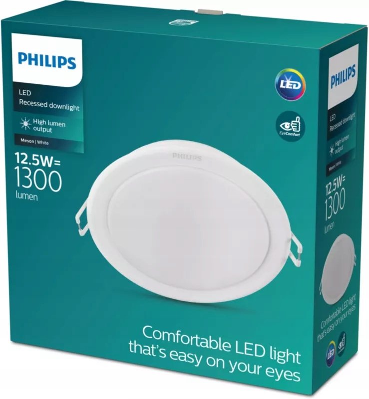 RECESSED PHILIPS MESON 125 12.5W 40K WH - Philips | Sklep EMPIK.COM