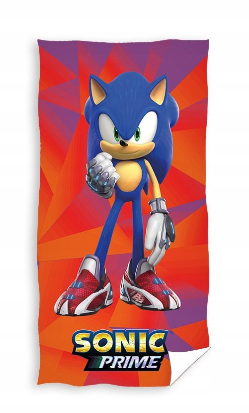 RĘCZNIK 70x140 KĄPIELOWY PLAŻOWY BAWEŁNIANY SONIC JEŻ HEDGEHOG ...