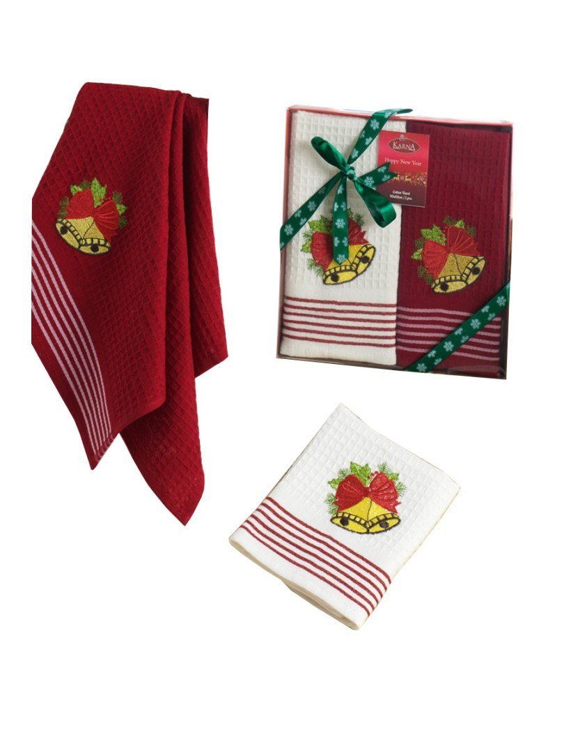 RĘCZNIK BAWEŁNIANY HAFT 3138 V5 NEW YEAR HAPPY KPL.2X40X60 - Darymex | Sklep EMPIK.COM