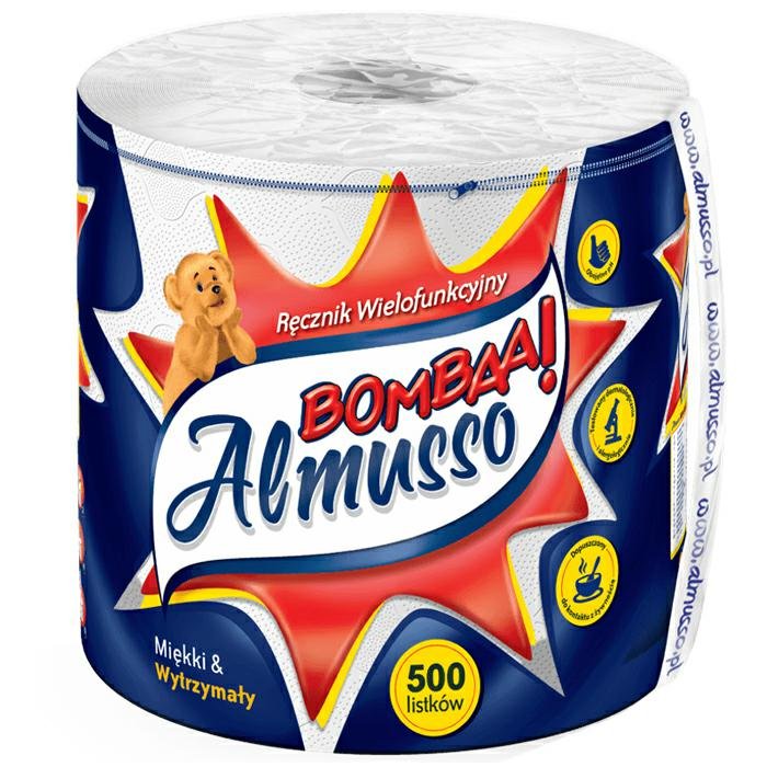 Ręcznik Papierowy Almusso Bombaa! Xxl 500 Listków - SkandynawskiDom ...