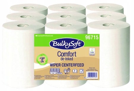 Ręcznik papierowy celuloza Bulky Soft opakowanie 9 szt. 2 warstwy biały ...