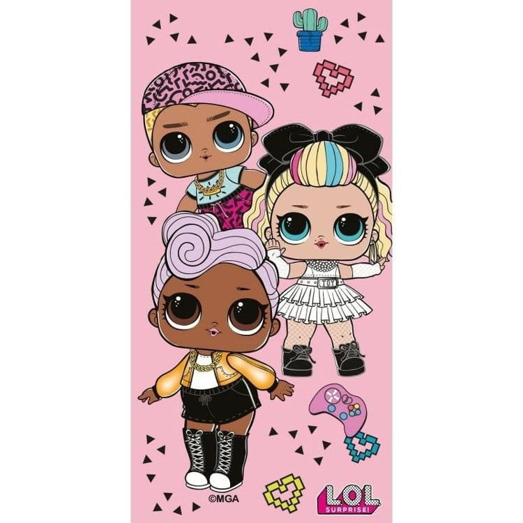 Ręcznik plażowy L.O.L. LOL Polyester 140x70 cm - Halantex | Sklep EMPIK.COM