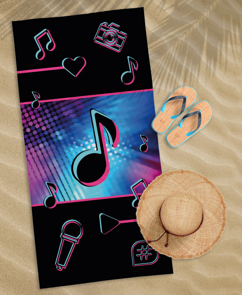 Ręcznik Plażowy Nutka 70X140 100% Bawełna - eStilex | Sklep EMPIK.COM