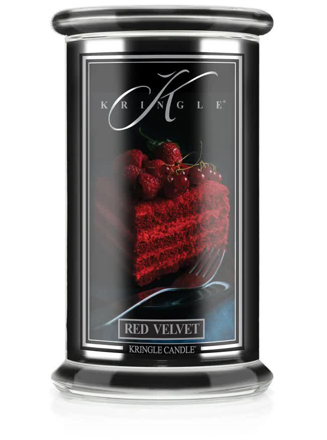 Red Velvet - Kringle Candle - duża świeca z dwoma knotami (624g ...