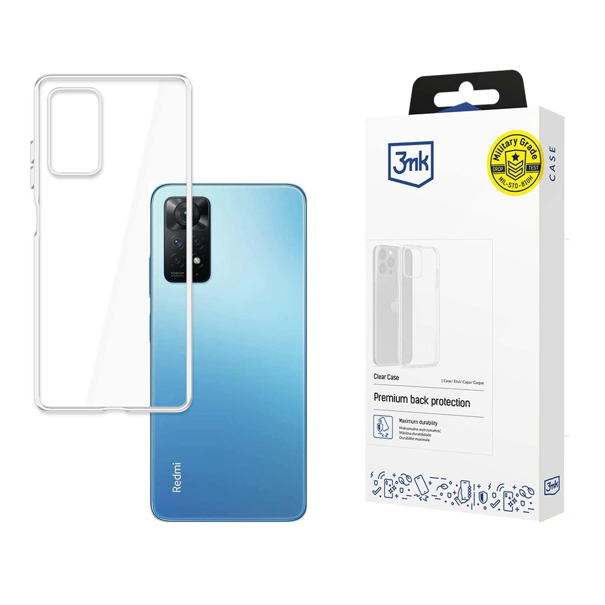 Redmi Note 11 Pro/12 Pro 4G - 3mk Clear Case - GK PROTECTION | Sklep ...