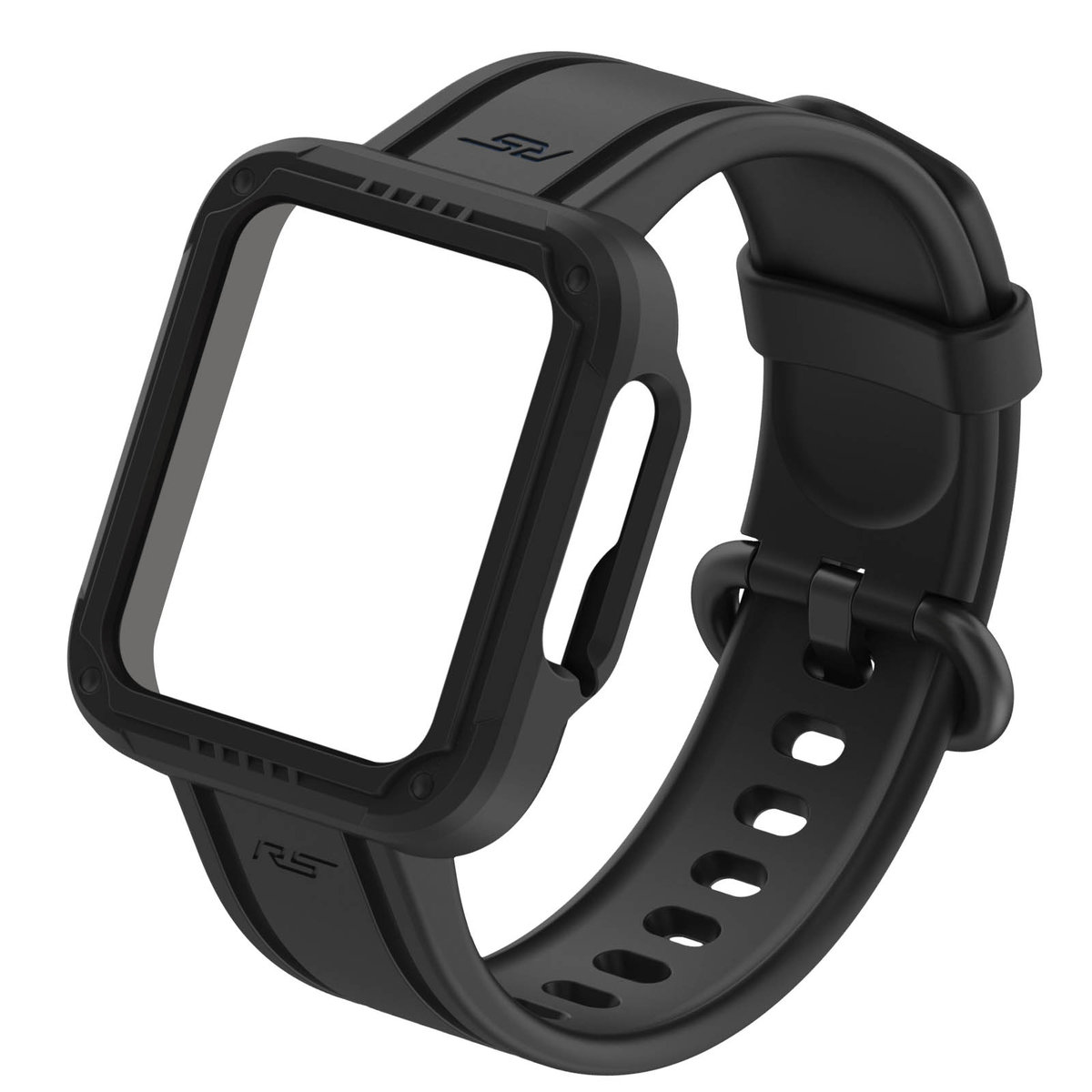 Redmi Watch 2 Lite / Watch 2 Pasek Silikonowy zderzak Czarny - Avizar ...