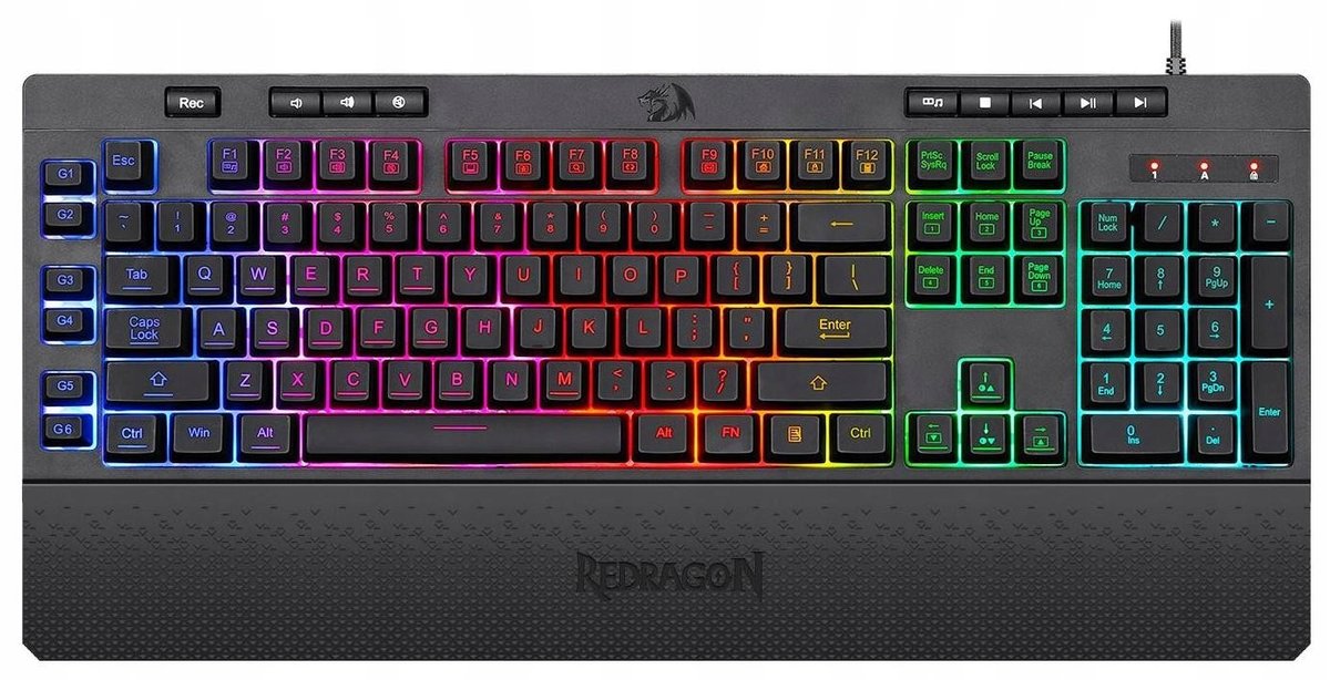 Redragon Redragon K512 Shiva RGB Black - Inna marka | Sklep EMPIK.COM
