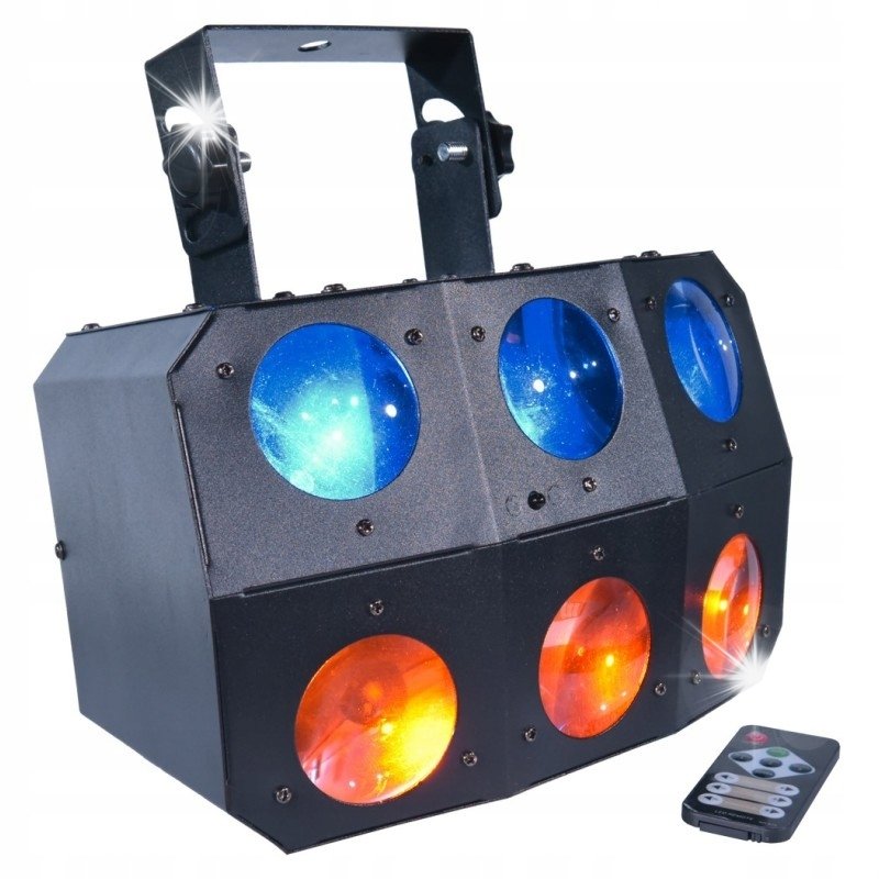 REFLEKTOR EFEKT DISCO LIGHT4ME SIX EYE BEAM mocny efekt beam LED ...