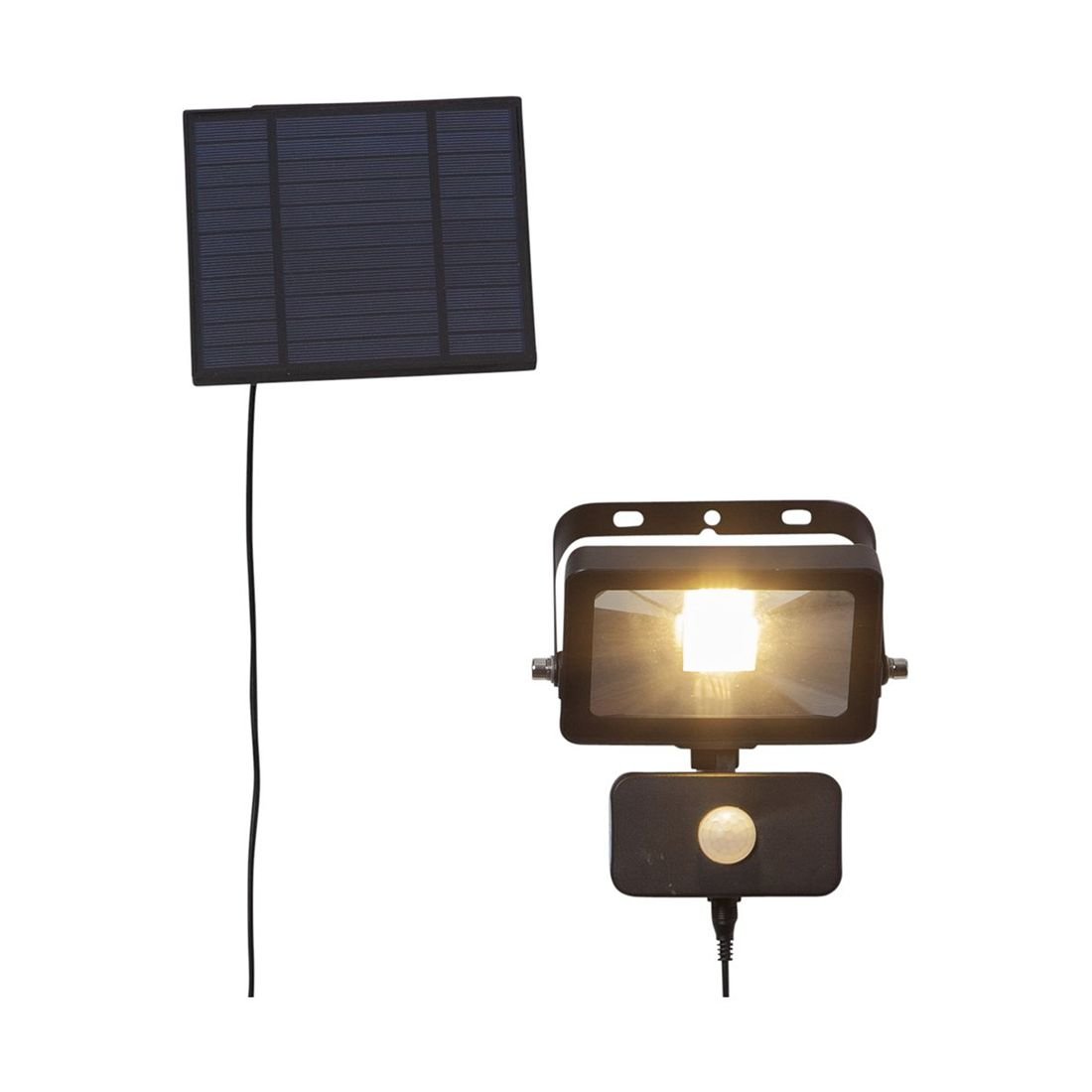 Reflektor ogrodowy LED solarny POWERSPOT czujnik ruchu 40-800 lm - STAR ...