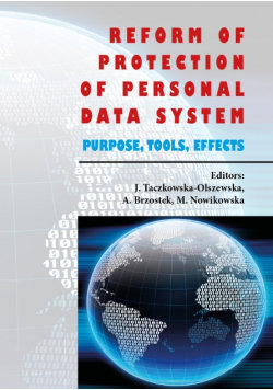 Reform Of Protection Of Personal Data System Purpose Tools - Silva ...