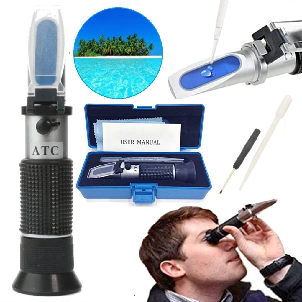 Refraktometr Miernik Zasolenia Wód Salimetr 0-100% - GAT | Sklep EMPIK.COM